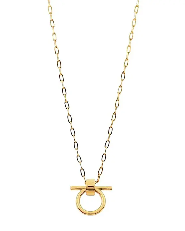 CXC Pendant Necklace - Gold