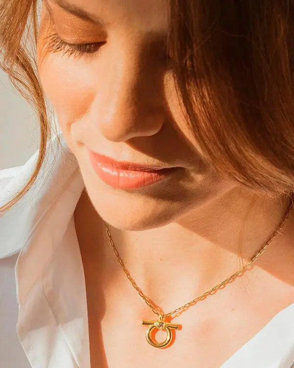 CXC Mini Omega Necklace - Gold