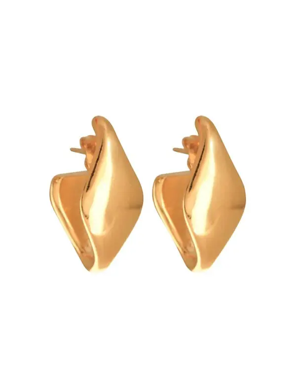 CXC Stud Earrings - Gold