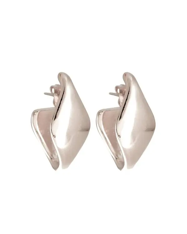 CXC Stud Earrings - Silver