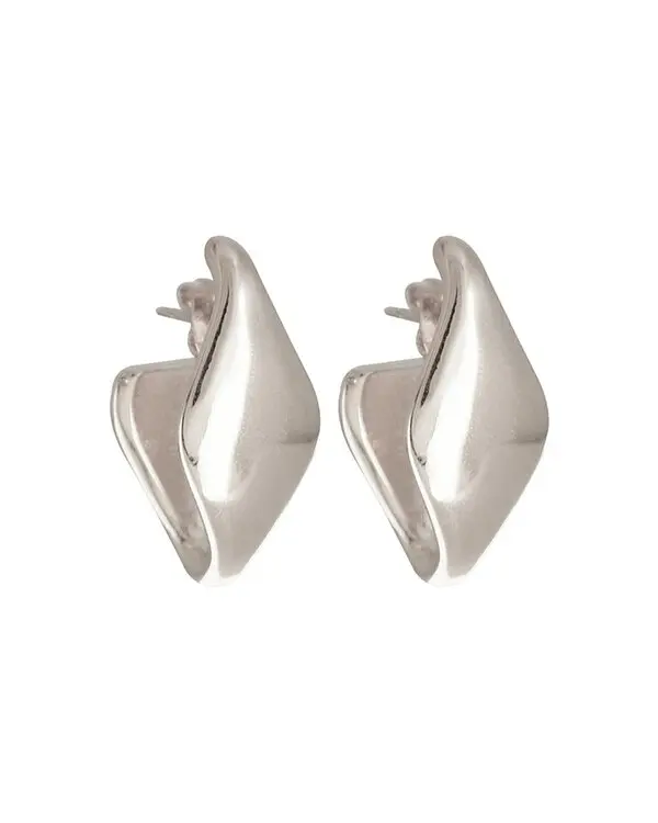 CXC Stud Earrings - Silver