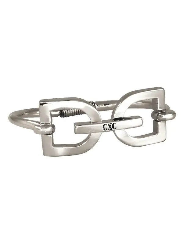 CXC Dc Stirrup Bracelet - Silver