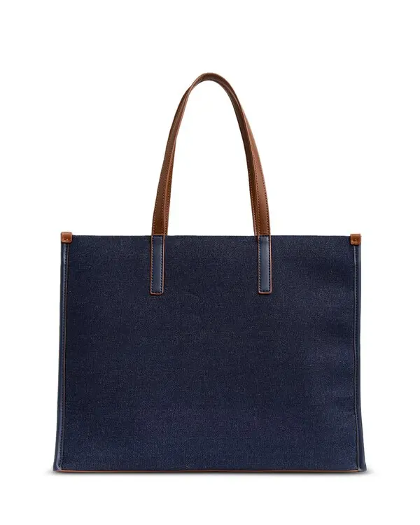 REISS Lala Logo Tote - Blue