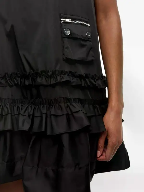 GANNI Poplin Dress - Black