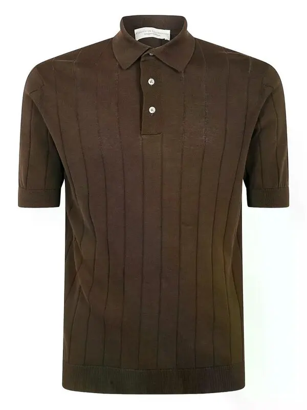 FILIPPO DE LAURENTIIS Knitted Polo Shirt
