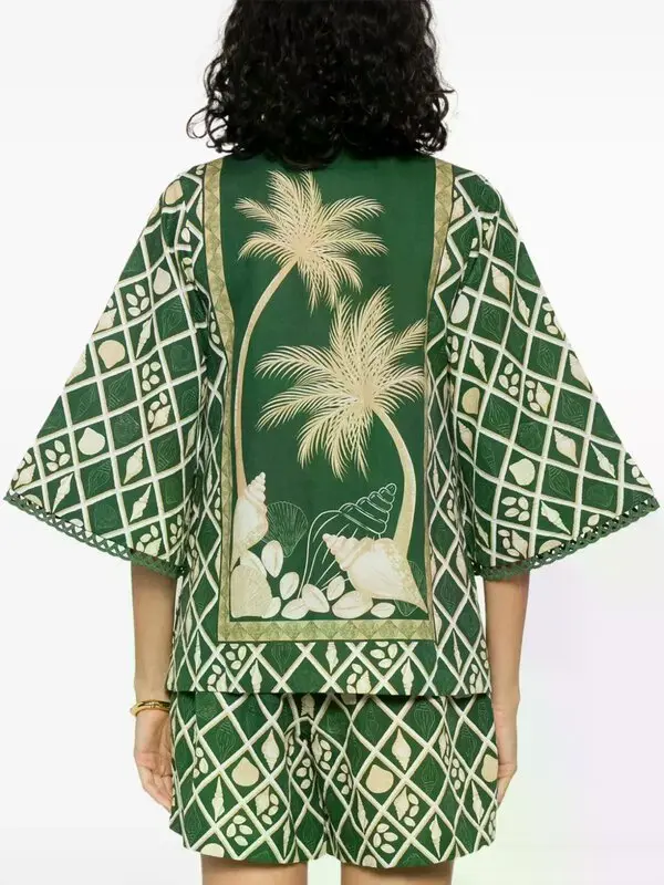 Verandah Palm Print Tunic