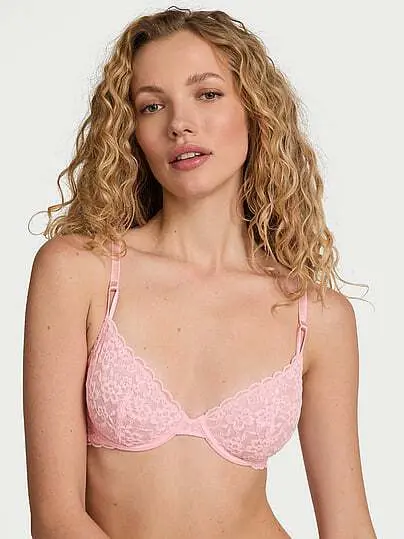 Victoria's Secret Sexy Tee Lacie Unlined Demi Bra - Pink