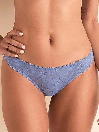 Victoria's Secret Adore Me Delany Thong Panty - Blue