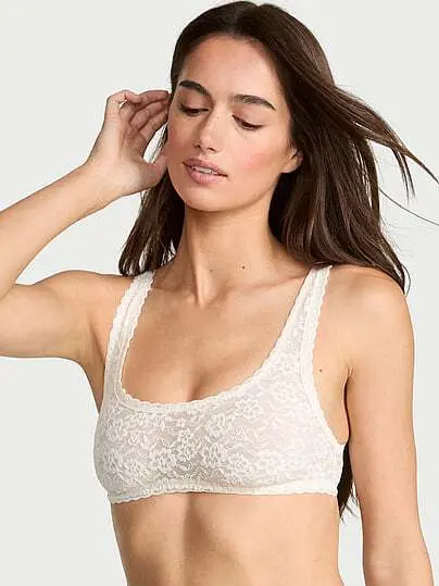 Victoria's Secret Sexy Tee Lacie Scoop Bralette - White,ivory