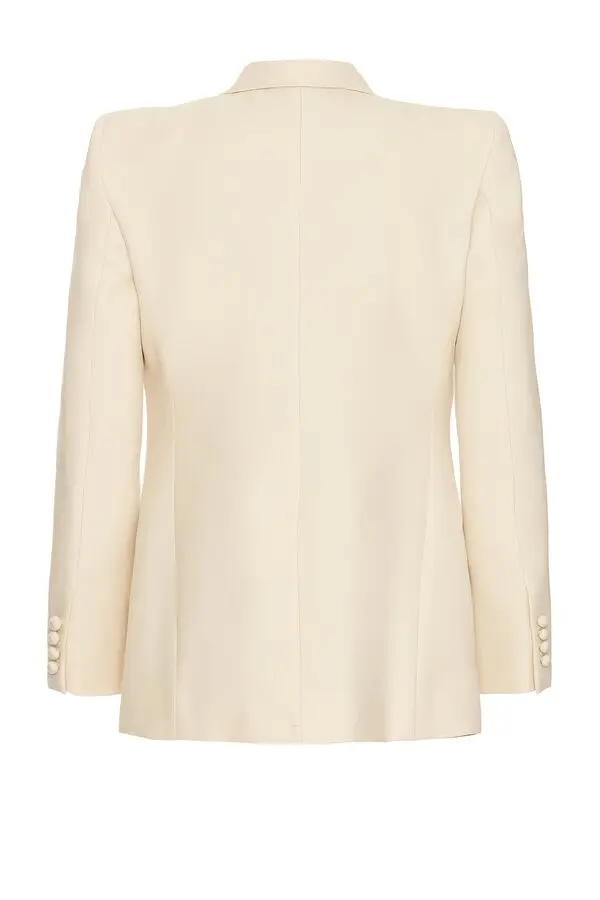 Valentino Garavani Blazer Jacket In Cream