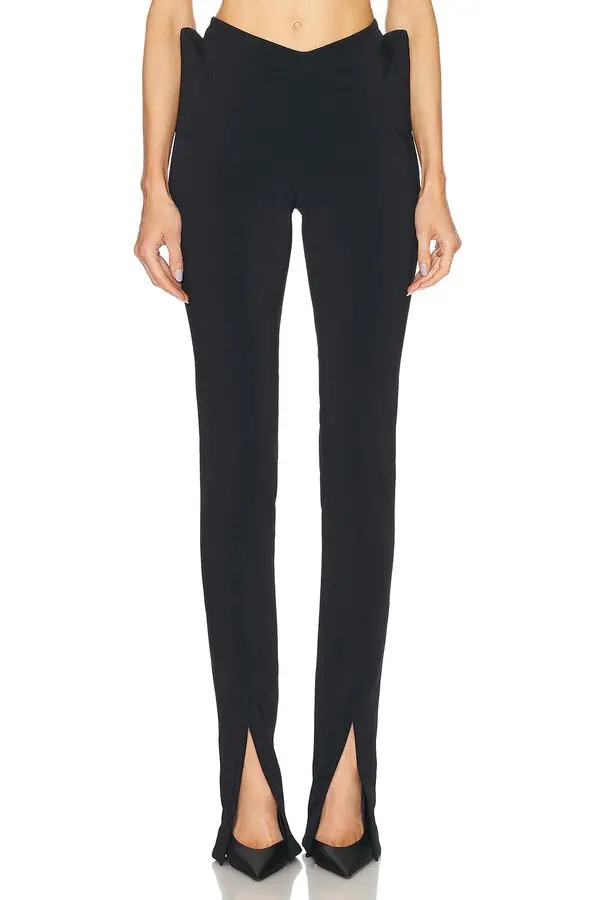 MUGLER Split Hem Pant