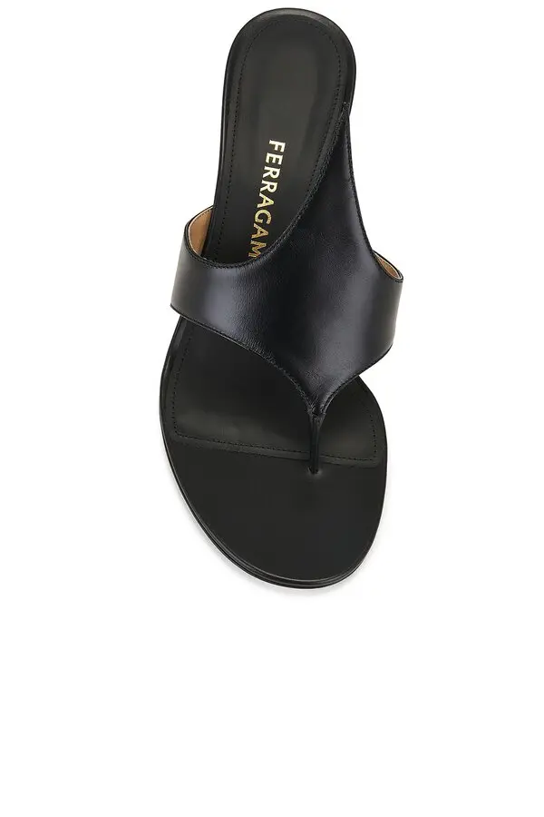 FERRAGAMO Lyrai Sandal - Nero