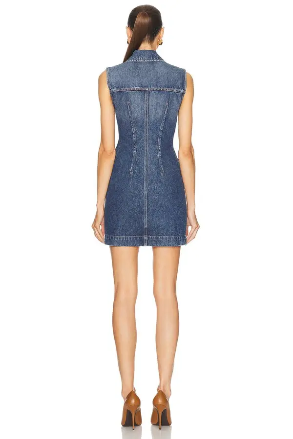 Sportmax Carabo Denim Dress - Navy - 25% Off | Editorialist