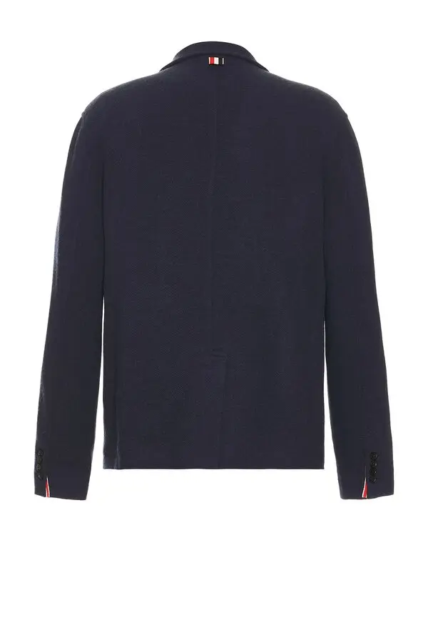 Thom Browne Sack Wool Jacket - Navy