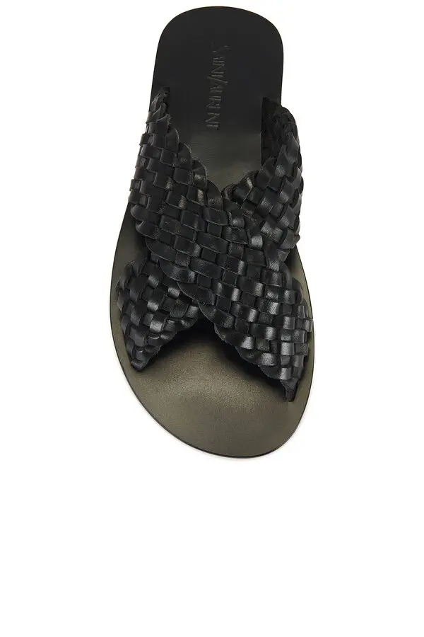 Saint Laurent Party Flat Sandal