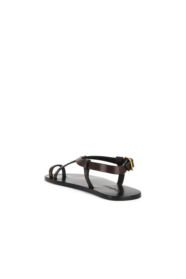 Saint Laurent Party Flat Sandal