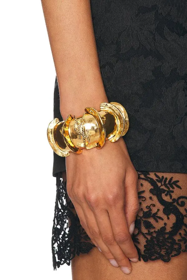 Saint Laurent Caterpillar Cuff