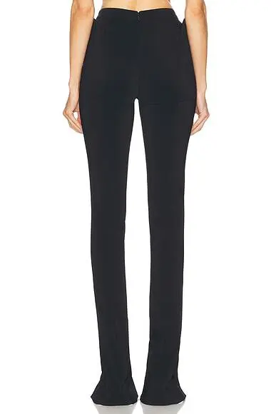 MUGLER Split Hem Pant