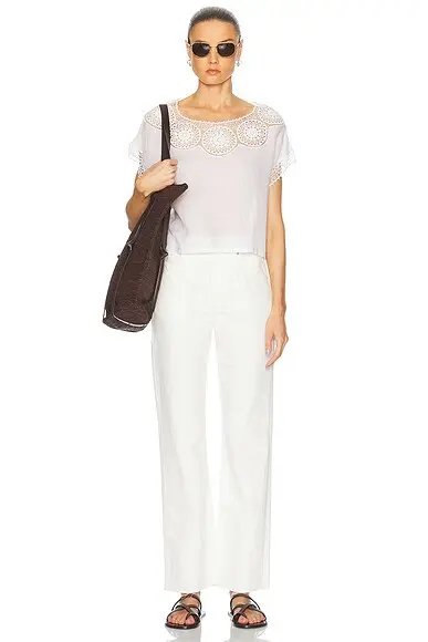 NILI LOTAN Caila Top - Ivory