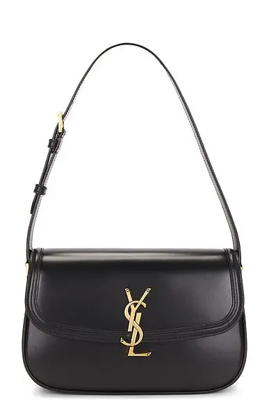 Saint Laurent Small Solferino Shoulder Bag - Nero