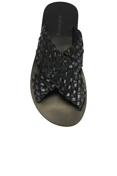 Saint Laurent Party Flat Sandal
