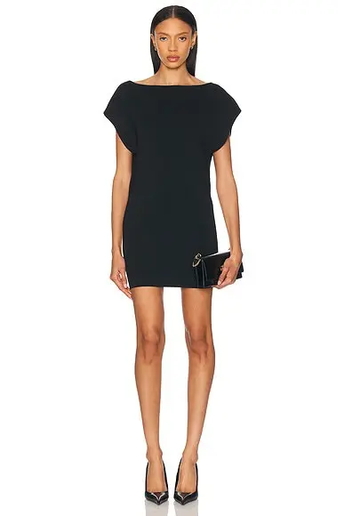 EAVES Rebecca Mini Dress - Black