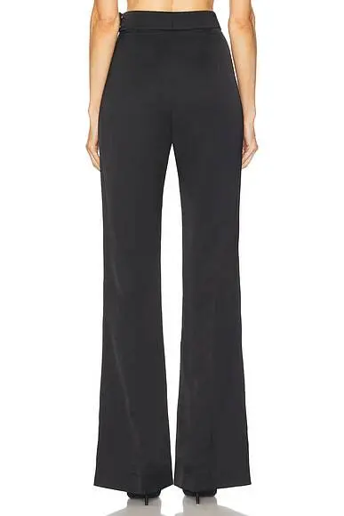 Alexandre Vauthier Satin Tailoring Pant - Black
