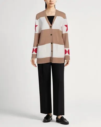 Max Mara Cardigan In Wool And Cashmere - Beige