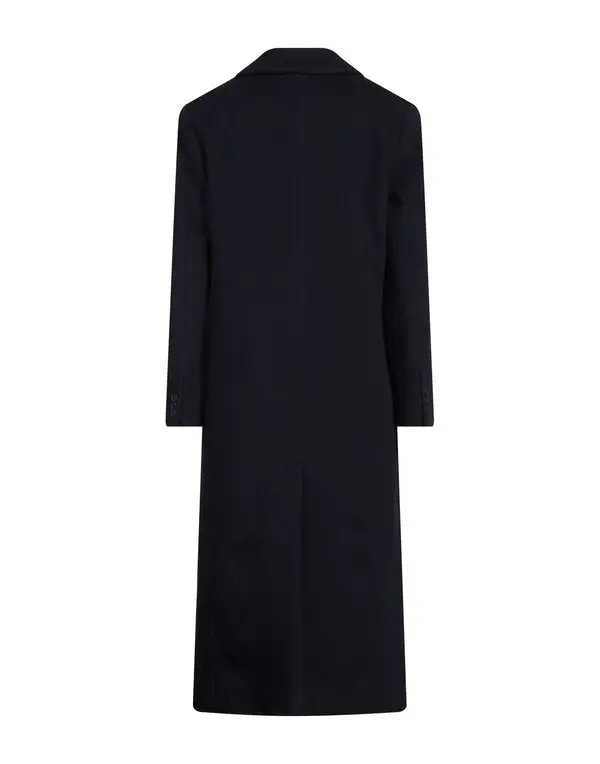 Maje Coat In Virgin Wool And Polyamide
