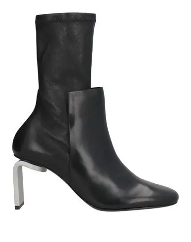 JIL SANDER Leather Sock Ankle Boots