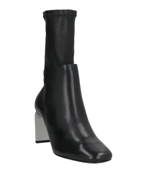 JIL SANDER Leather Sock Ankle Boots