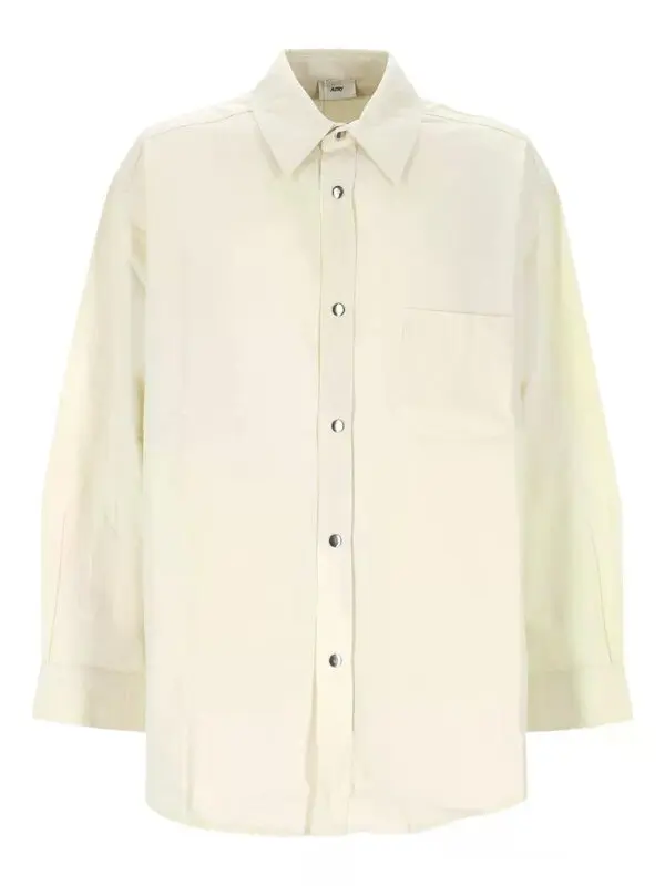 AUTRY Embroidered Shirt - Neutrals