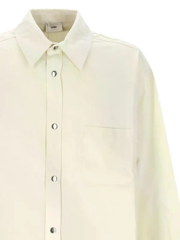 AUTRY Embroidered Shirt - Neutrals
