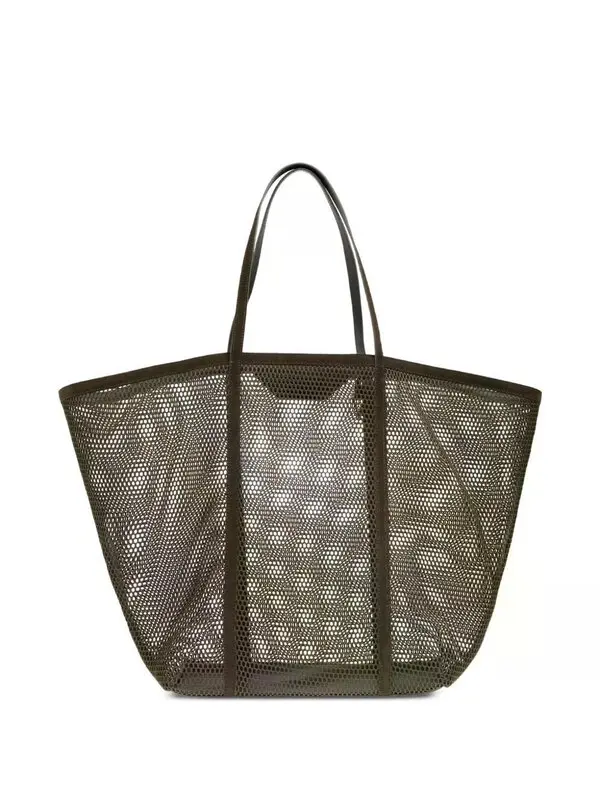 Attico Tote Bag With Cut-out Detailing - Green