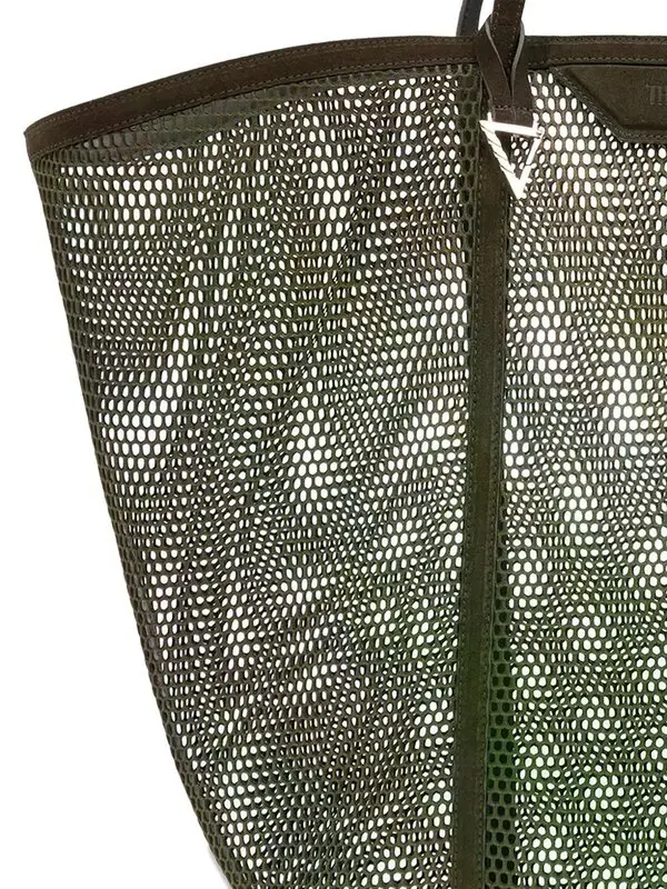 Attico Tote Bag With Cut-out Detailing - Green