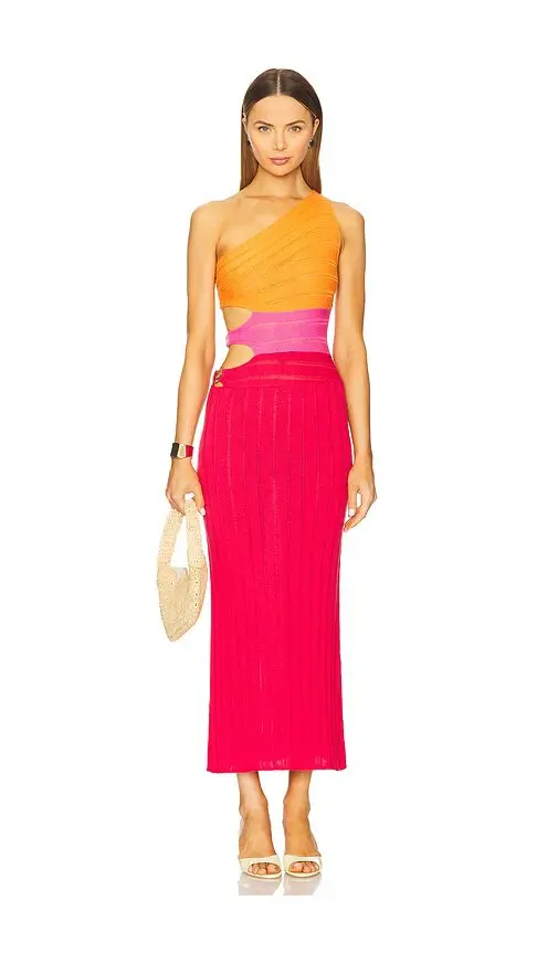 CAPITTANA Lauren Sunset Dress - Red