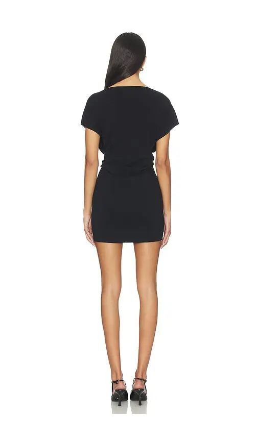 EAVES Rebecca Mini Dress - Black
