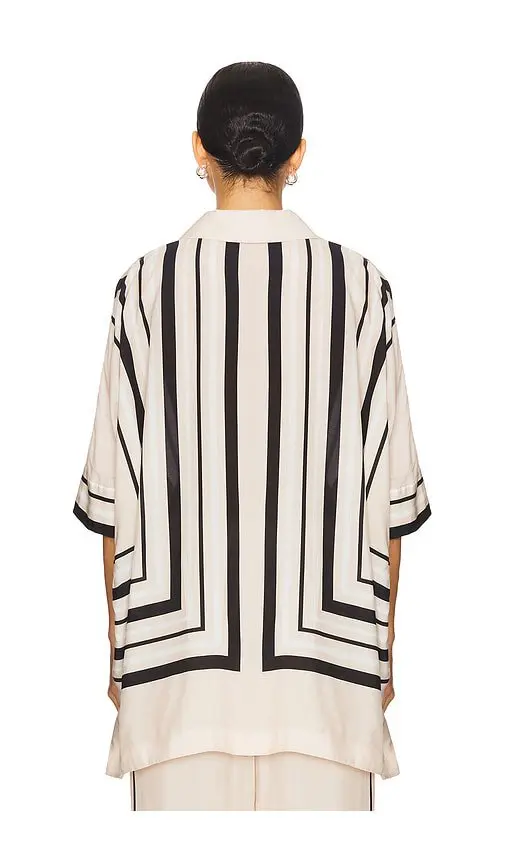 Simkhai Bowman Oversized Button Down Shirt - Neutral