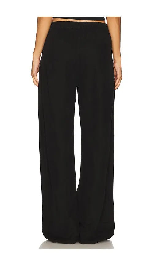 EB DENIM Eddie Bowed Linen Pant - Black