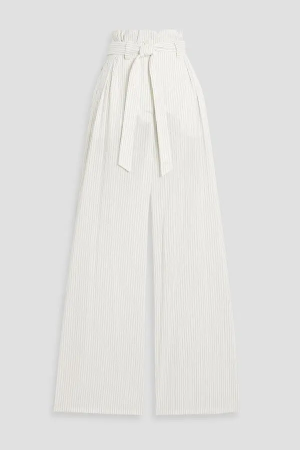 Max Mara Xero Pinstriped Wide-leg Pants