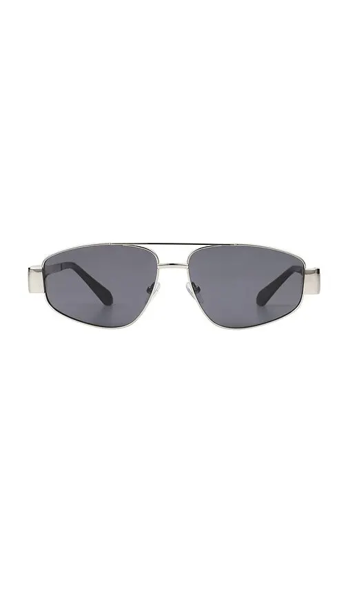 BANBE Earle Sunglasses - Silver & Smoke