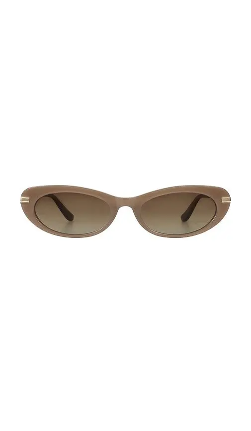 BANBE Rae Sunglasses - Taupe & Brown
