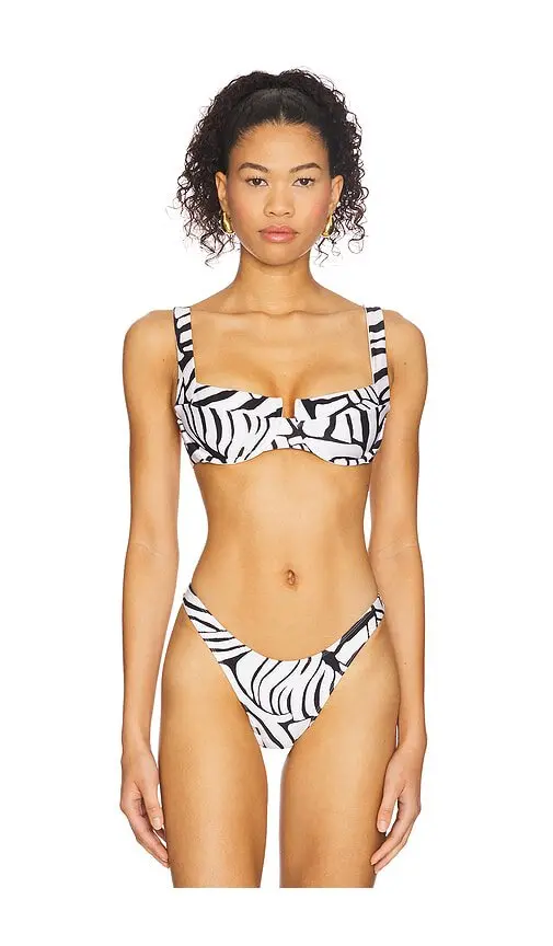 L*Space X Rails Bianca Bikini Top - Playa Blanca