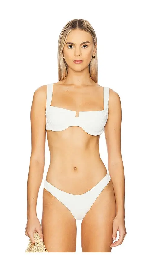 L*Space X Rails Bianca Bikini Top - Cream