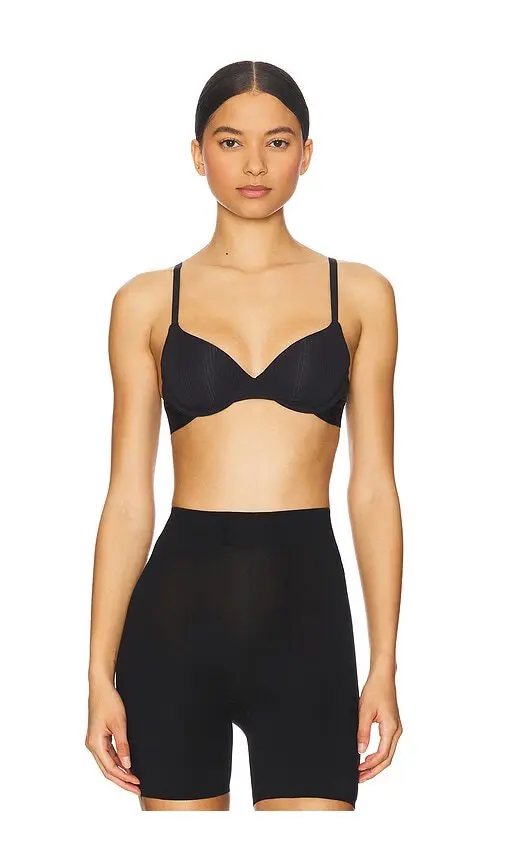 Wolford Lightly Lined Demi Bra - Black