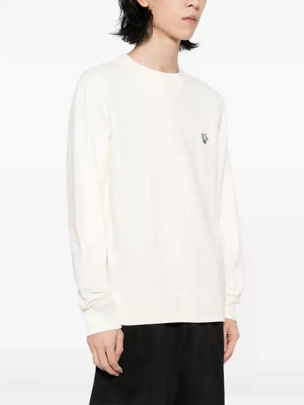 CAFÉ KITSUNÉ Barista Fox-patch Sweatshirt
