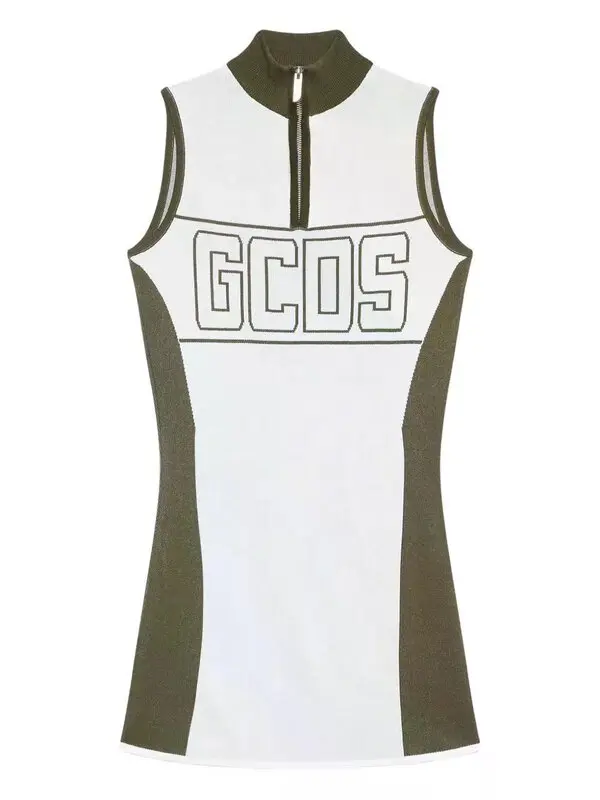 Gcds Logo-print Mini Dress