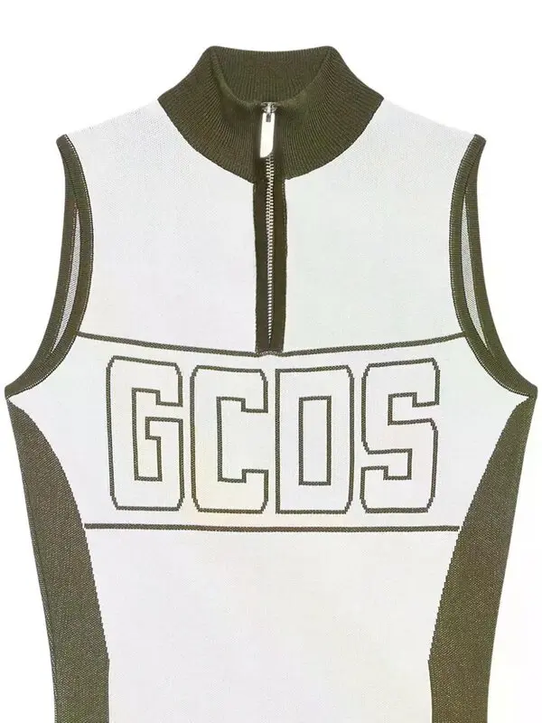 Gcds Logo-print Mini Dress