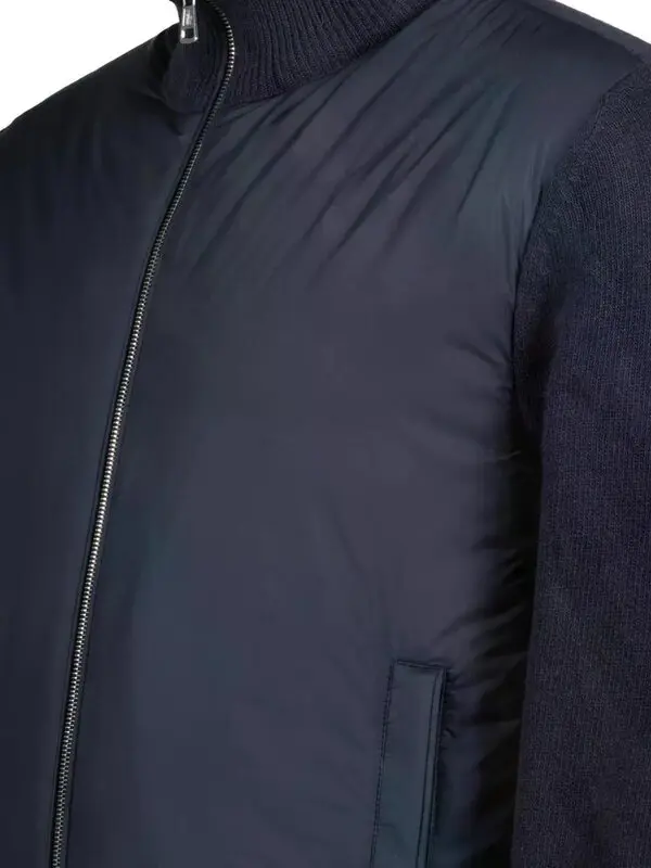 Moncler Zip-up Padded Jacket - Blue
