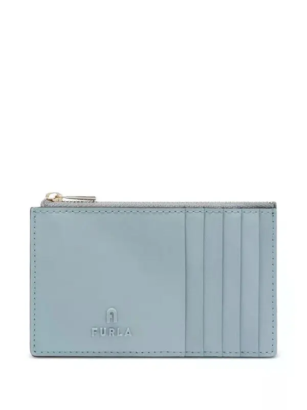 Furla Leather Card Holder - Blue
